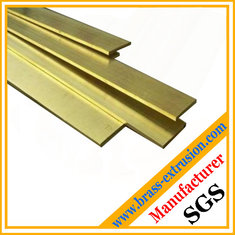 China copper alloy plate brass flats brass sheets Brass extrusion profiles 5~180mm OEM ODM brass hpb58-3, hpb59-2, C38500 supplier