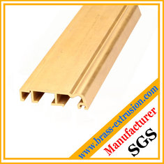China golden color copper alloy extrusion profile sections for windows and doors brass hpb58-3, hpb59-2, C38500 5~180mm ODM supplier