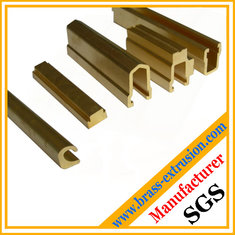 China Brass bathroom parts extrusion profiles building decoration 5~180mm Brushed, polished, electroplated, antique surface supplier