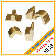 China OEM manufacturer Brass sanitary parts extrusion profile for bathroom brass hpb58-3, hpb59-2, C38500 OEM ODM 5~180mm supplier
