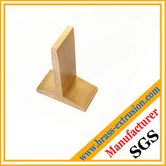 China solid copper alloy sanitary parts extrusion profile section brass floor Tees extrusion profiles 5~!80mm OEM ODM supplier