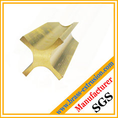 China solid copper sanitary parts extrusion profiles of brass gears parts 5~180mm ODM OEM supplier
