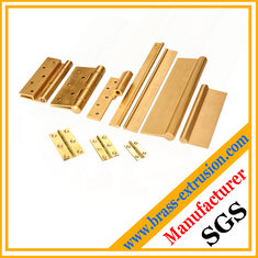 China copper alloy brass orichalc hinges profiles extrusion sections 5~180mm ODM C38500 CuZn39Pb3  CuZn39Pb2 CW612N C37700 supplier