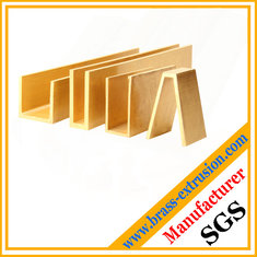 China 5~180mm OEM ODM brass hpb58-3, hpb59-2, C38500 different shapecopper alloy  brass extrusion profiles brass Angles supplier