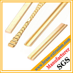 China Copper alloy brass extrusions profiles sections for watch belts factory Brushed, polished, electroplated, antique supplier