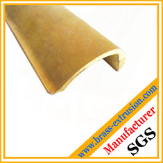 China 5~180mm ODM Brushed, polished, electroplated, antique surface manufacturer brass extrusion profile section for pen clips supplier