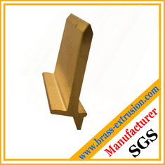 China Extruded copper alloy brass angle extrusion profiles for hardware ODM 5~180mm C38500 CuZn39Pb3  CuZn39Pb2 CW612N C37700 supplier