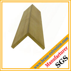 China brass extrusion profiles extrded brass angles 5~180mm Brushed, polished, electroplated, antique surface supplier