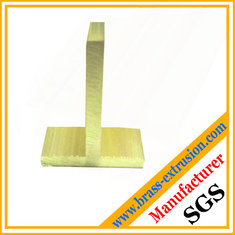 China C3604 lead copper brass extrusion profiles T shapes 5~180mm Brushed, polished, electroplated, antique surface OEM ODM supplier