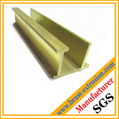 China ODM OEM 5~180mm Brushed, polished, electroplated, antique surface Copper alloy brass extrusion profiles sections supplier