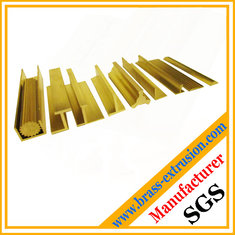 China ODM OEM 5~180mm Brushed, polished, electroplated, antique surface Leaded copper alloy Brass extrusion Sections supplier