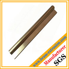 China fine satin surface brushed wire drawing finishing brass profiles of key lock cylinder Polished, brushed, electroplated, supplier