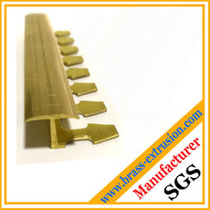 China 5~180mm OEM ODM brass hpb58-3, hpb59-2, C38500 punching brass extrusion profile floor tee supplier