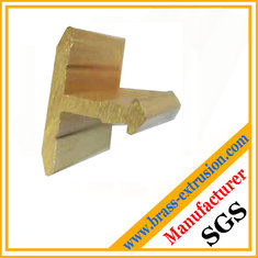 China Brass stair nosing profile, Brass stair trims extrusion profiles brass profiles for brass floor / stair nosing / edging supplier