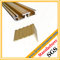ODM OEM 5~180mm Brushed, polished, electroplated, antique surface Extruded brass copper alloy material profiles supplier