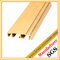 golden color copper alloy extrusion profile sections for windows and doors brass hpb58-3, hpb59-2, C38500 5~180mm ODM supplier