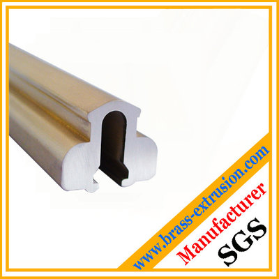 ODM OEM 5~180mm Brushed, polished, electroplated, antique surface  Solid extruded brass profiles Copper alloy extrusions supplier