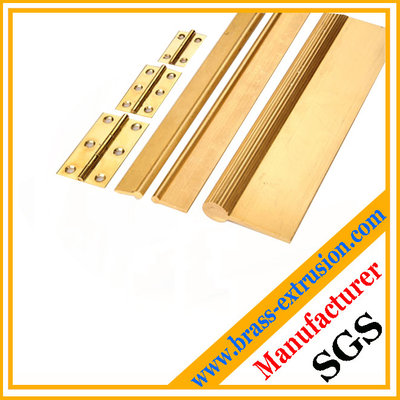 hinge copper alloy extruded profiles sections brass hinges profiles Polished, brushed, electroplated, antique surface supplier