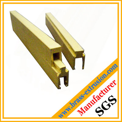 ODM OEM 5~180mm Brushed, polished, electroplated, antique surface electrical components copper alloy extrusion profiles supplier