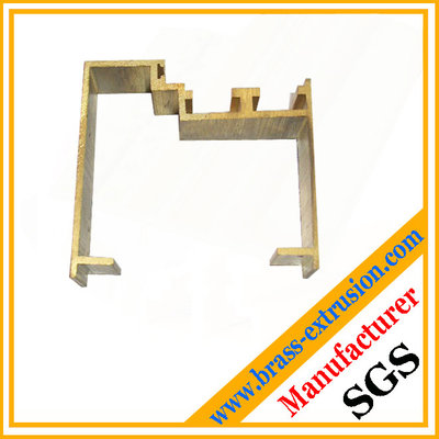 5~180mm OEM ODM brass hpb58-3, hpb59-2, C38500 copper alloy extrusion profiles for window frames supplier