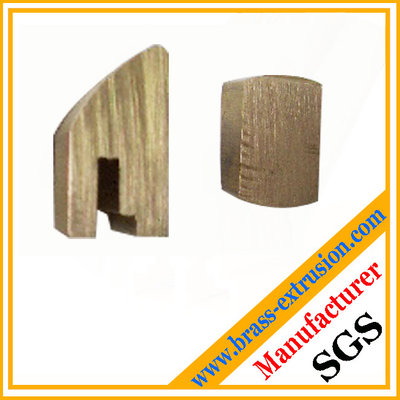 OEM ODM 5~180mm manufacturer copper alloy Extruded brass profiles of lock cylinder extrusion profiles supplier