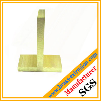 C3604 lead copper brass extrusion profiles T shapes 5~180mm Brushed, polished, electroplated, antique surface OEM ODM supplier