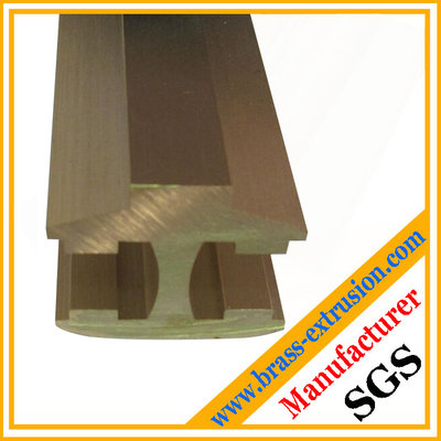 5~180mm OEM ODM brass hpb58-3, hpb59-2, C38500 fine process satin brushed satinfinishing brass extrusion profiles supplier