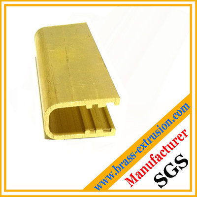 5~180mm OEM ODM brass hpb58-3, hpb59-2, C38500 Copper alloy brass extrusion profiles decoration material supplier