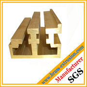 5~180mm OEM ODM brass hpb58-3, hpb59-2, C38500  custom brass extrusion profiles manufacturer supplier