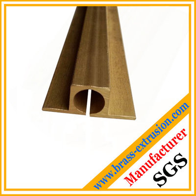 C38500  toy train rail brass extrusion profile Brushed, polished, electroplated, antique surface OEM ODM 5~180mm supplier