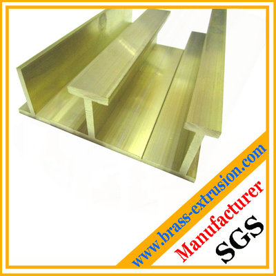 ODM 5~180mm Brushed, polished, electroplated, antique surface Extruded bronze copper alloy extrusion profile sections supplier