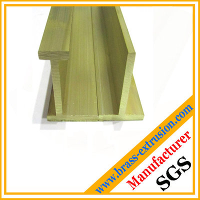 OEM ODM 5~180mm manufacturer copper alloy Extruded brass profiles of lock cylinder extrusion profiles supplier