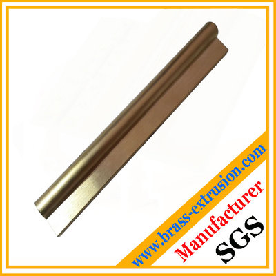 brass handrail copper extrusion profiles brass hpb58-3, hpb59-2, C38500 OEM ODM 5~180mm antique surface supplier