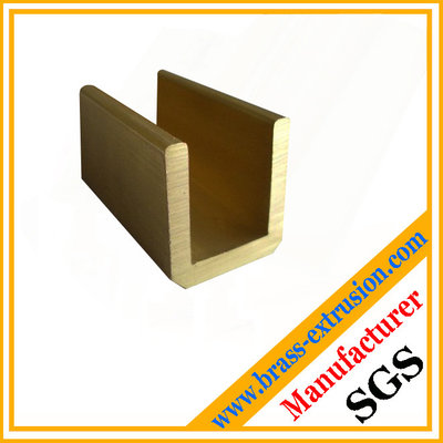 copper alloy brass orichalc hinges profiles extrusion sections 5~180mm ODM C38500 CuZn39Pb3  CuZn39Pb2 CW612N C37700 supplier