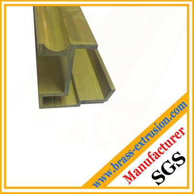 C38500 CuZn39Pb3  CuZn39Pb2 CW612N C37700 zinc copper alloy brass profiles of U channel hardware supplier